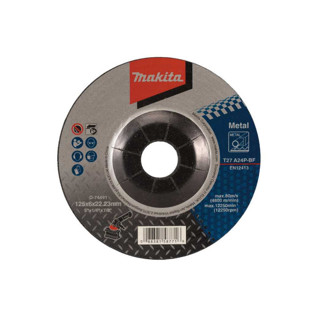 Makita D-74491 Disco de desbaste 125 x 6 x 22,23mm » Pro Ferretería