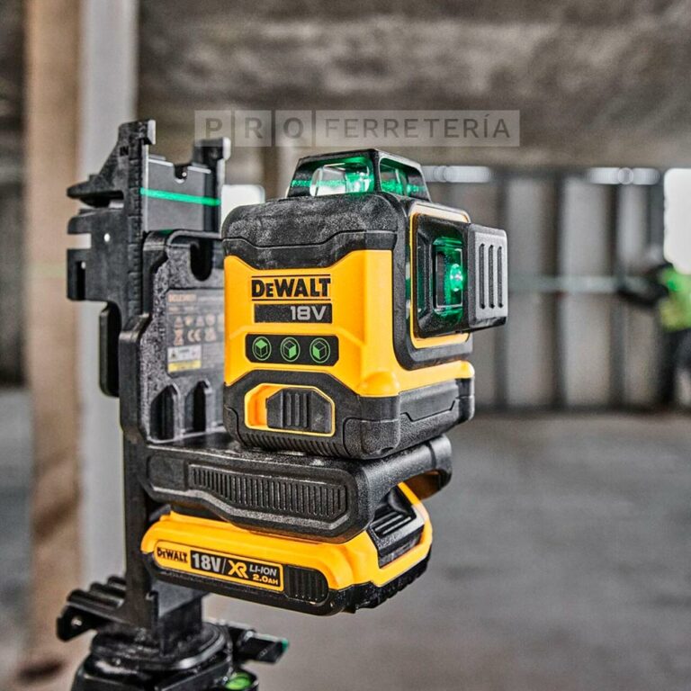 Dewalt DCLE34031N-XJ nivel láser 360º 3 líneas verde 18V XR » Pro Ferretería