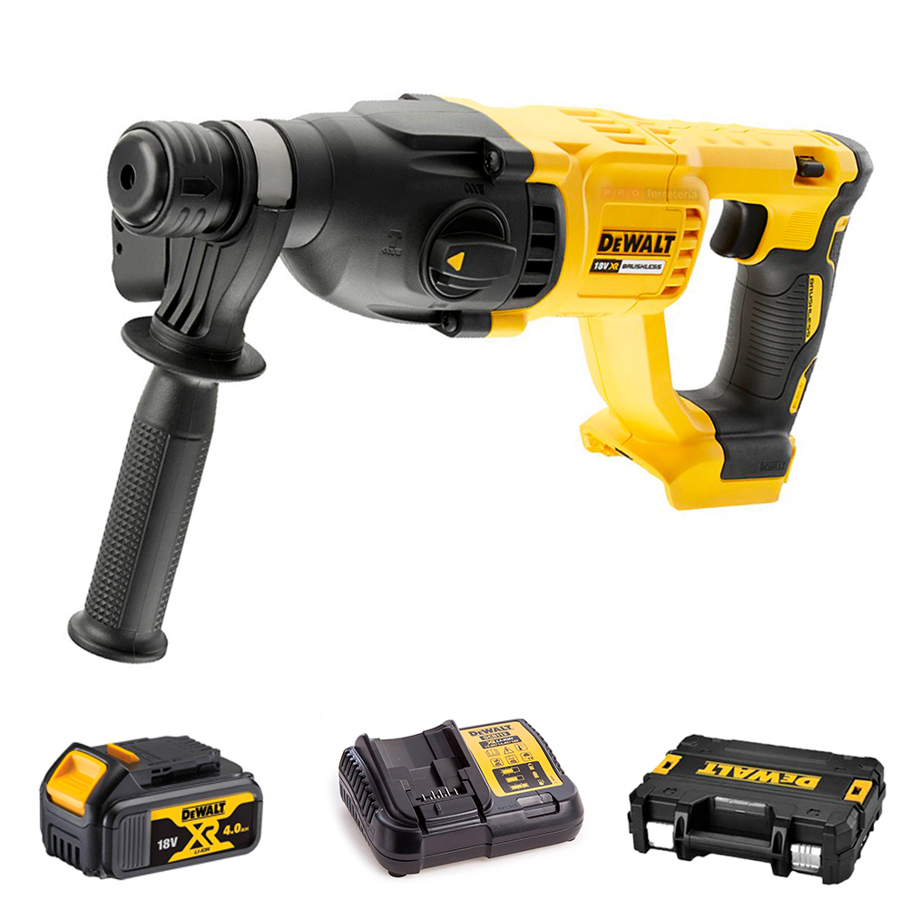Martillo Percutor A Batería Dewalt Dch133m1 18v Sds Plus Con Batería De