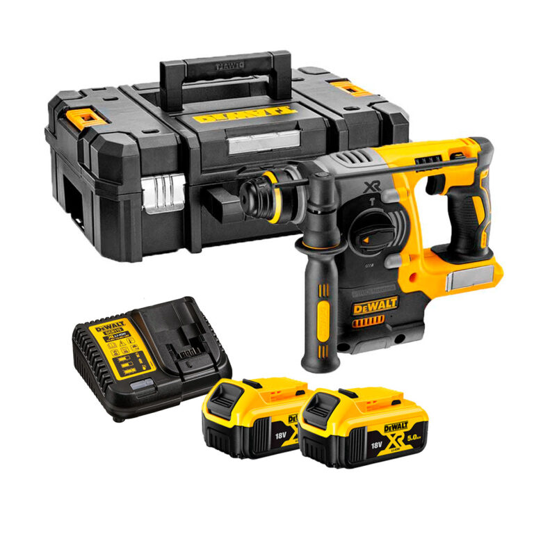 Dewalt DCH273P2 martillo percutor SDS Plus a batería 2x5ah baterías ...