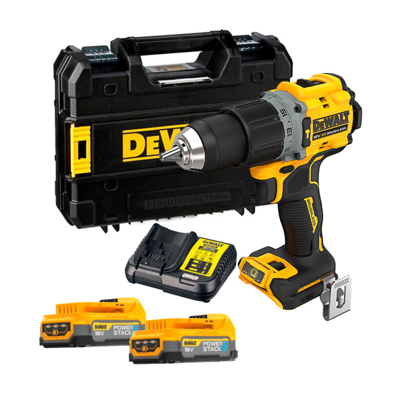 Dewalt DCD805E2T taladro percutor 18V con 2 x baterías Powerstack » Pro ...