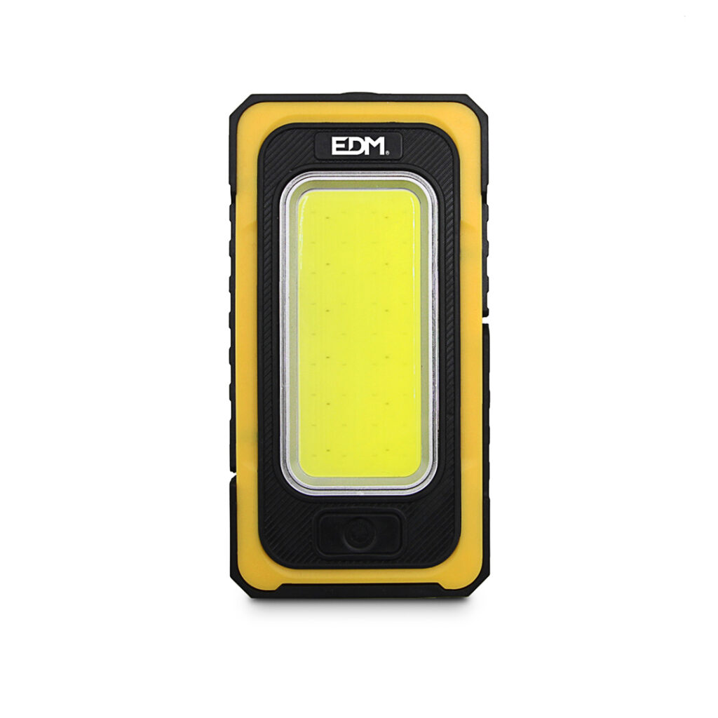 Linterna LED solar recargable EDM con gancho e imán 10W 750lm » Pro ...